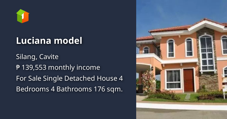 Luciana model [Houses and Lots 🏘️] (September 2022) in Silang, Cavite ...