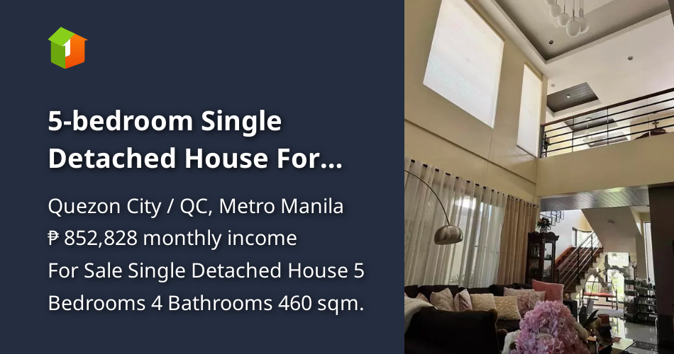 5-bedroom Single Detached House For Sale in Quezon City / QC [House and ...