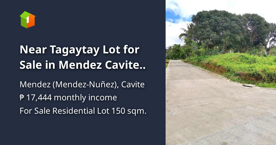 Near Tagaytay Lot for Sale in Mendez Cavite.. [Lots 🚜] (May 2026) in ...