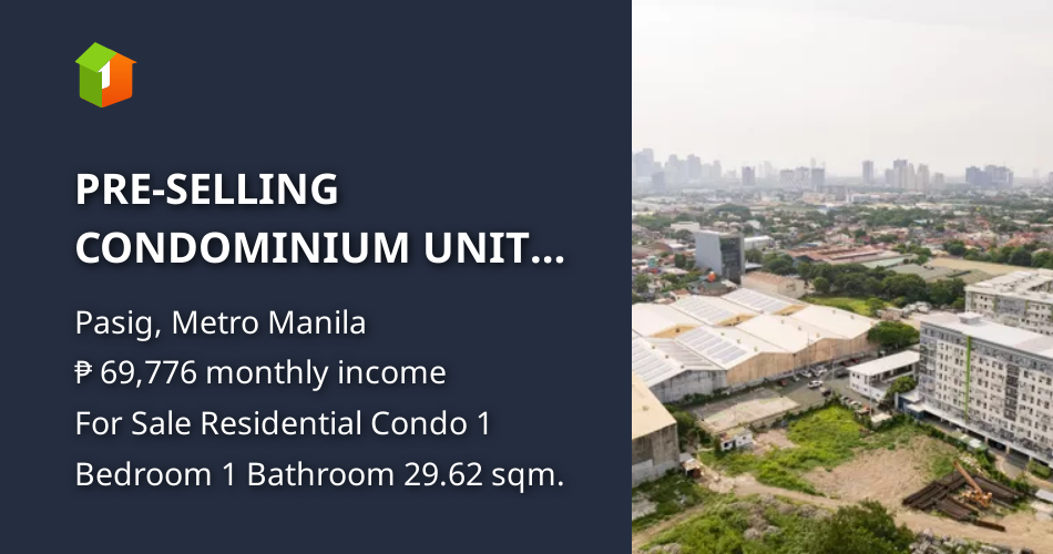 PRE-SELLING CONDOMINIUM UNIT IN AMAIA STEPS CLARA PASIG [Condos 🏙️] (April 2025) in Pasig, Metro ...