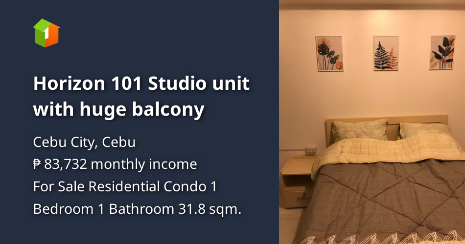Horizon 101 Studio unit with huge balcony [Condos 🏙️] (March 2023) in ...