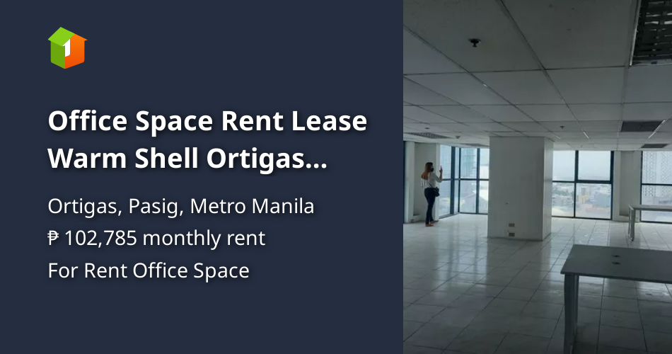 Office Space Rent Lease Warm Shell Ortigas Pasig 205 sqm [Commercial ...