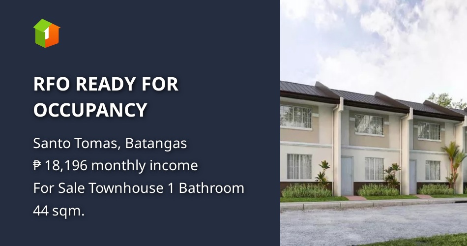 RFO READY FOR OCCUPANCY [Houses and Lots 🏘️] (October 2023) in Santo ...