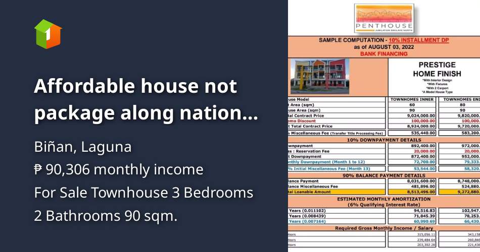 Affordable house not package along national hiway binan laguna [Houses ...