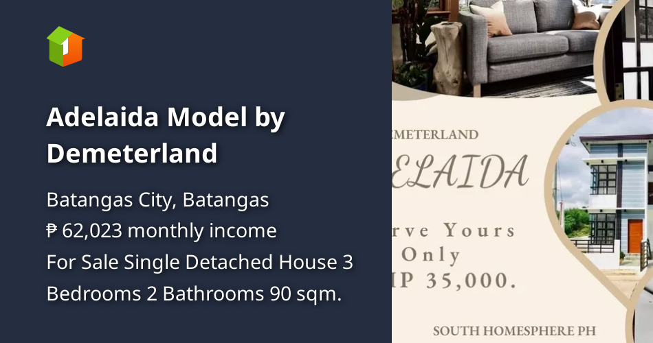 Adelaida Model by Demeterland [Houses and Lots 🏘️] (September 2023) in ...