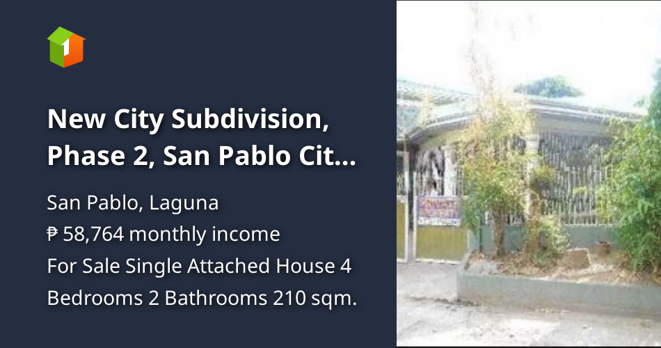 New City Subdivision, Phase 2, San Pablo City, Laguna [Houses and Lots ...