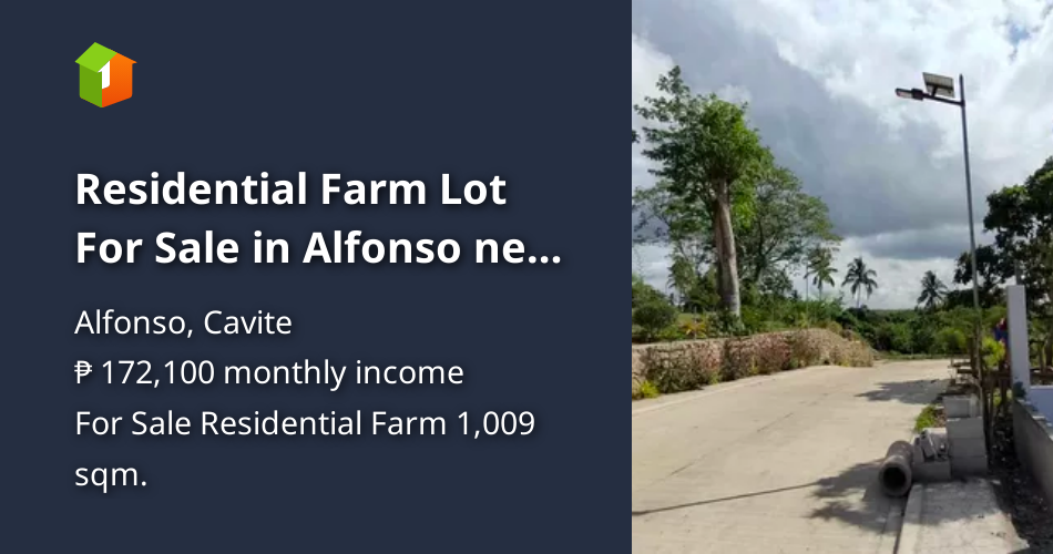 Residential Farm Lot For Sale in Alfonso near Twin Lakes, Tagaytay climate [Lots 🚜] (April 2025 ...