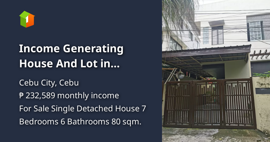 Income Generating House And Lot in Guadalupe, Cebu City [Houses and ...