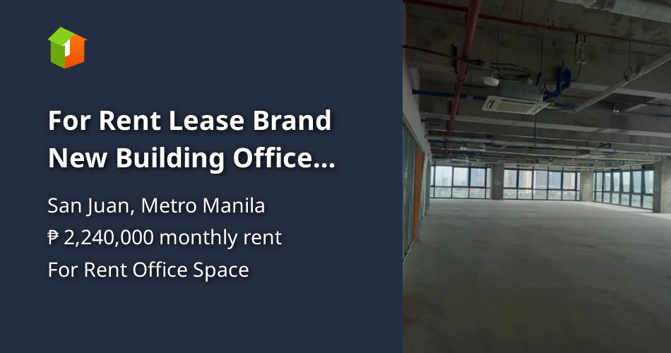 For Rent Lease Brand New Building Office Space San Juan [Commercial ...