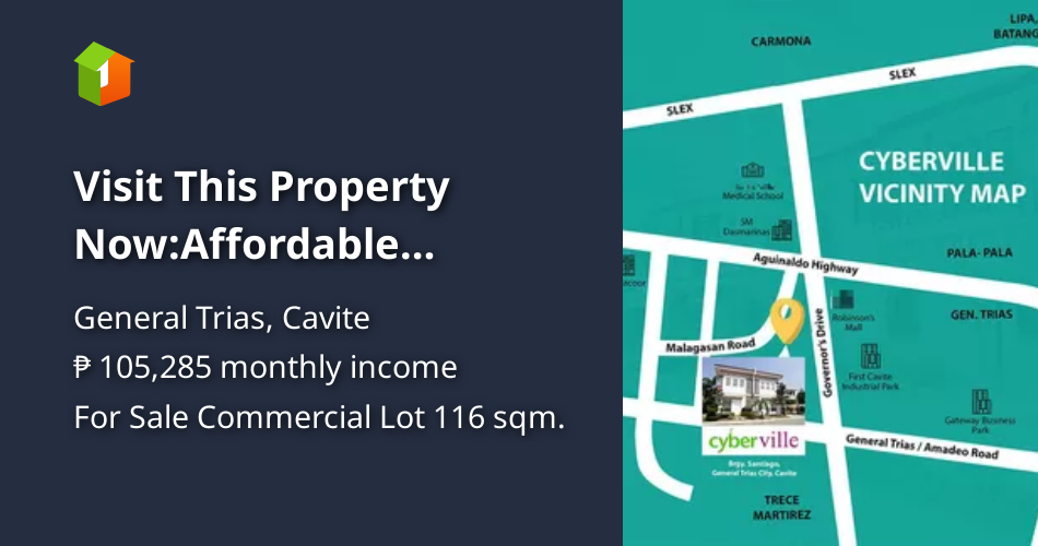 Visit This Property Now:Affordable Commercial Lot for Sale Cyberville ...