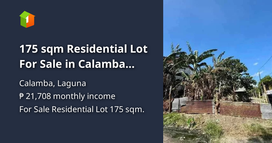 175 sqm Residential Lot For Sale in Calamba hills [Lots 🚜] (June 2025 ...