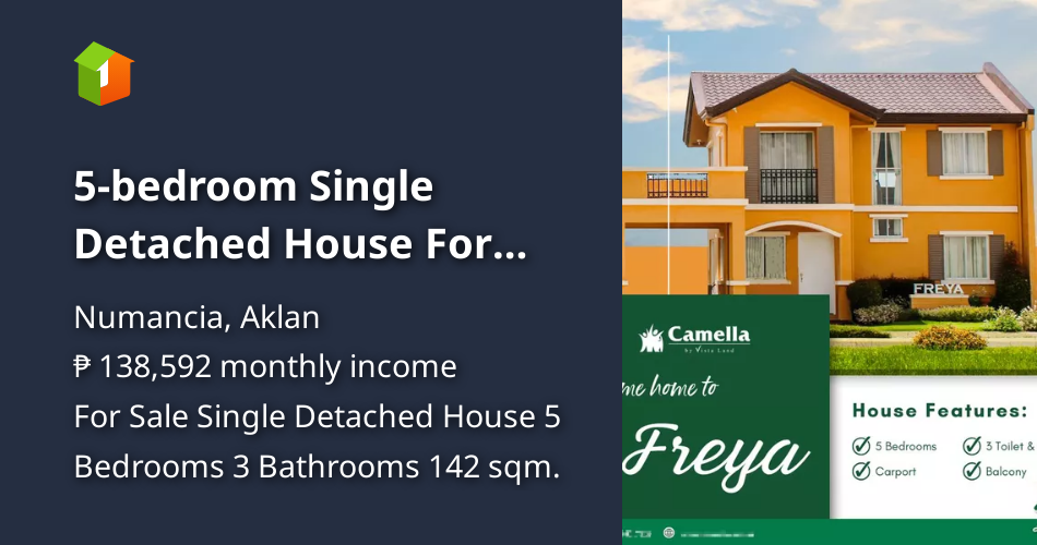 5-bedroom Single Detached House For Sale in Numancia Aklan [Houses and ...