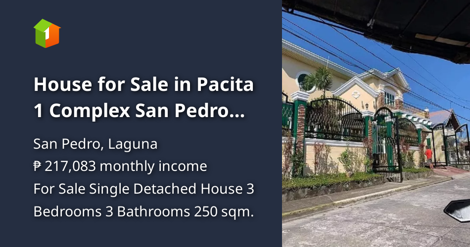 House for Sale in Pacita 1 Complex San Pedro Laguna [Houses and Lots 🏘️ ...