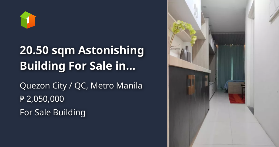 20.50 sqm Astonishing Building For Sale in Quezon City [Commercial ...
