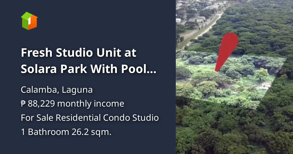 Fresh Studio Unit at Solara Park With Pools, Gym, and Parks Nearby [Condos 🏙️] (April 2025) in ...