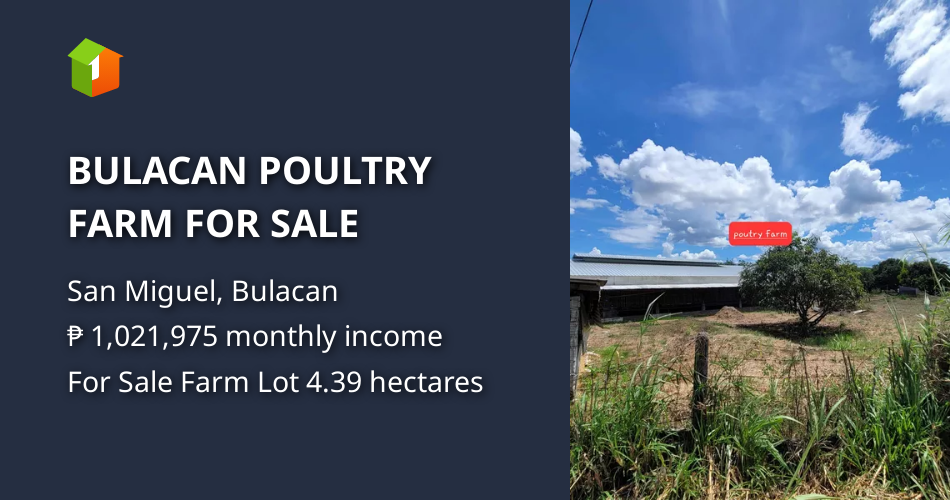 BULACAN POULTRY FARM FOR SALE [Lots 🚜] (May 2026) in San Miguel ...