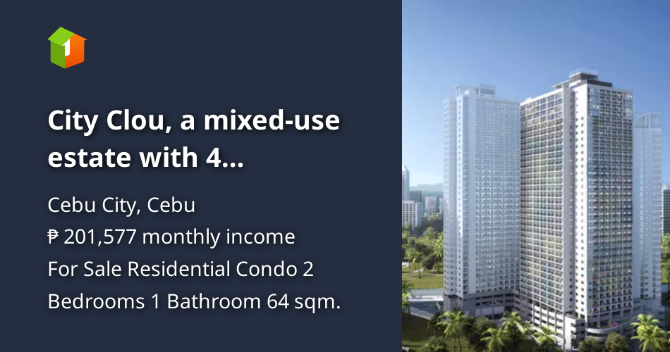 City Clou, a mixed-use estate with 4 residential towers. [Condos 🏙️ ...