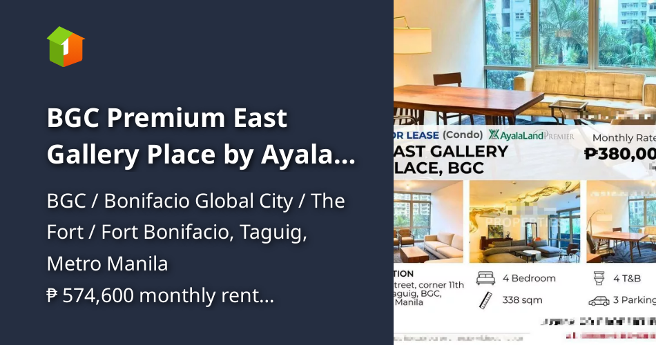 BGC Premium East Gallery Place by Ayala Land Premier - 4 Bedroom at ...