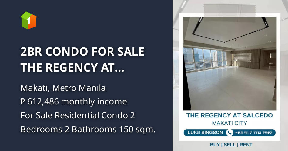 2BR CONDO FOR SALE THE REGENCY AT SALCEDO MAKATI CITY [Condos 🏙️] (July 2024) in Makati, Metro ...