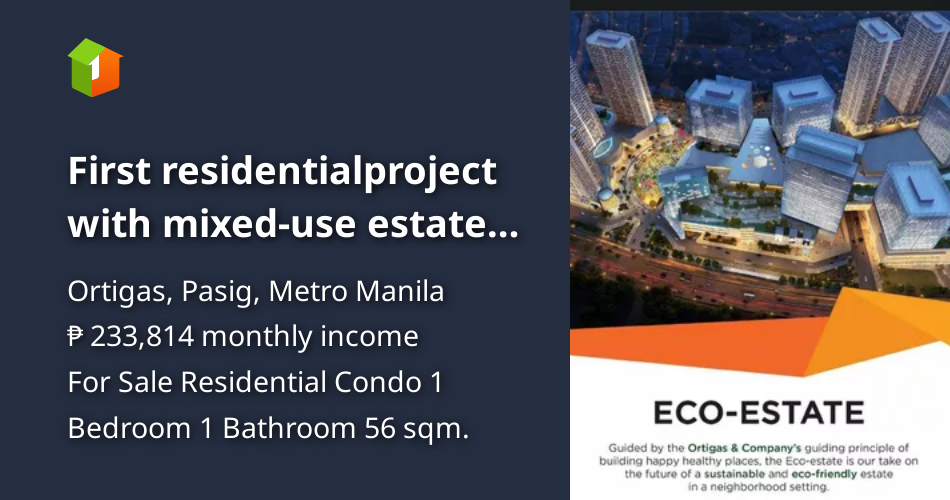 First residentialproject with mixed-use estate called Ortigas East. [Condos 🏙️] (December 2025 ...