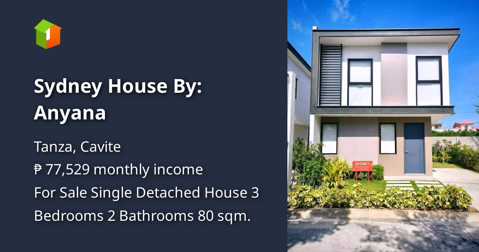 Sydney House By: Anyana [Houses and Lots 🏘️] (October 2024) in Tanza ...