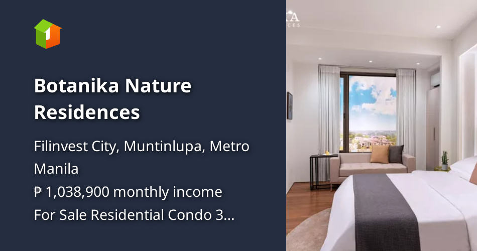 Botanika Nature Residences [Condos 🏙️] (December 2025) in Filinvest ...