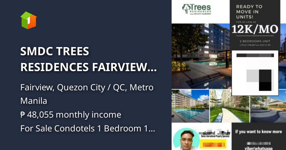 SMDC TREES RESIDENCES FAIRVIEW 12k/MONTHLY [Condos 🏙️] (May 2025) in ...
