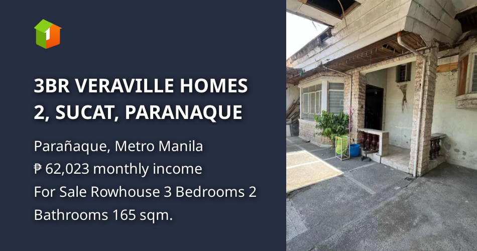 3BR VERAVILLE HOMES 2, SUCAT, PARANAQUE [Houses and Lots 🏘️] (May 2026 ...