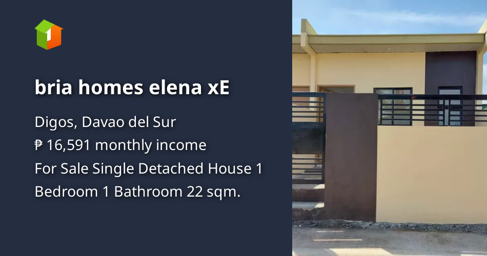 Bria homes elena xE [Houses and Lots 🏘️] (May 2023) in Digos, Davao del ...