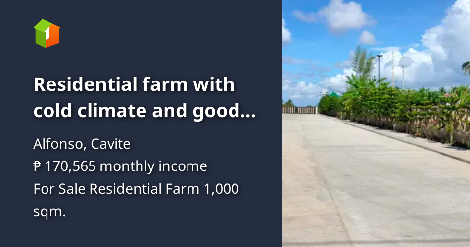 Residential farm with cold climate and good location [Lots 🚜 ...