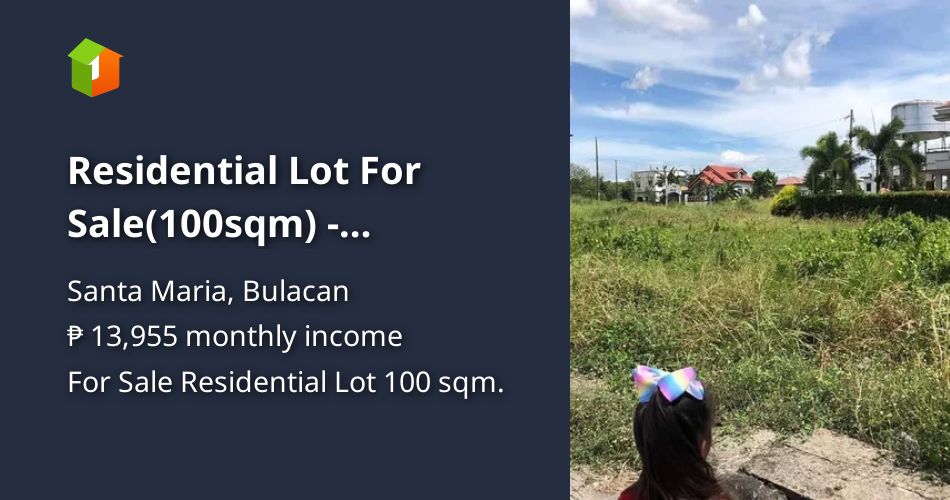 Residential Lot For Sale(100sqm) - Muscokaville,Santa Maria Bulacan ...