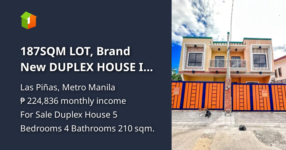 187SQM LOT, Brand New DUPLEX HOUSE IN BF RESORT VILLAGE LAS PINAS CITY ...