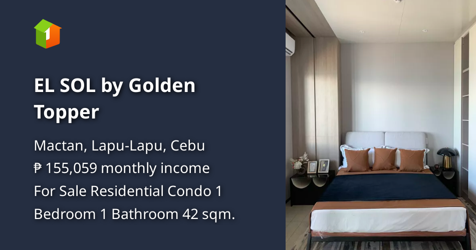 EL SOL by Golden Topper [Condos 🏙️] (January 2024) in Mactan, Lapu-Lapu ...
