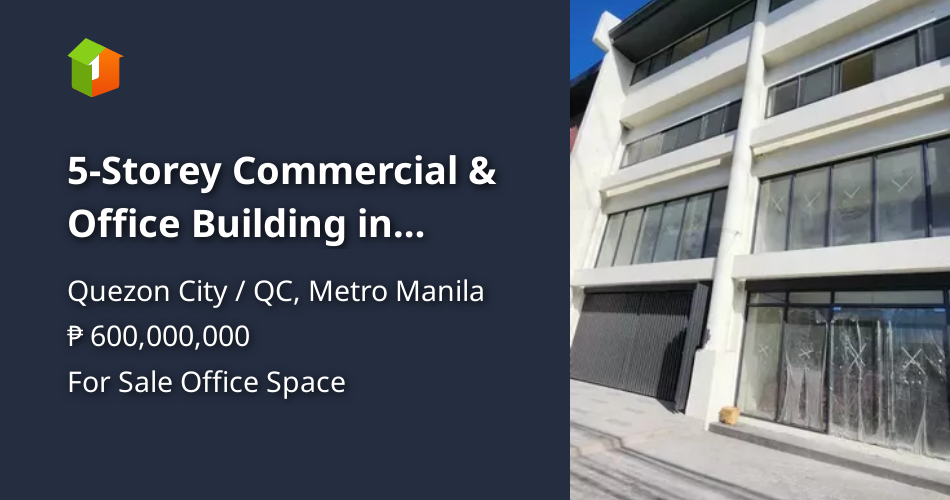 5-Storey Commercial & Office Building in Quezon City [Commercial ...