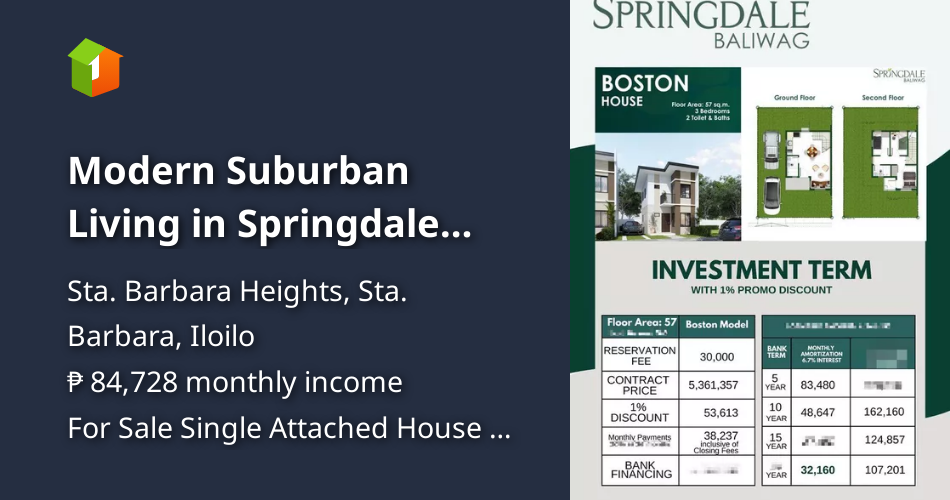 Modern Suburban Living in Springdale Baliwag, Bulacan [Houses and Lots ...