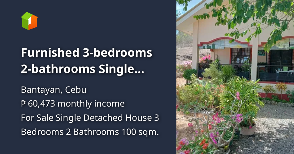 Furnished 3-bedrooms 2-bathrooms Single Detached House for sale near ...