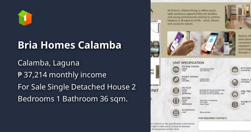 Bria Homes Calamba [Houses and Lots 🏘️] (June 2023) in Calamba, Laguna ...