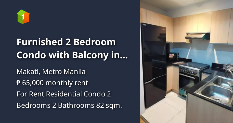 Furnished 2 Bedroom Condo with Balcony in Solstice by Alveo Land near ...