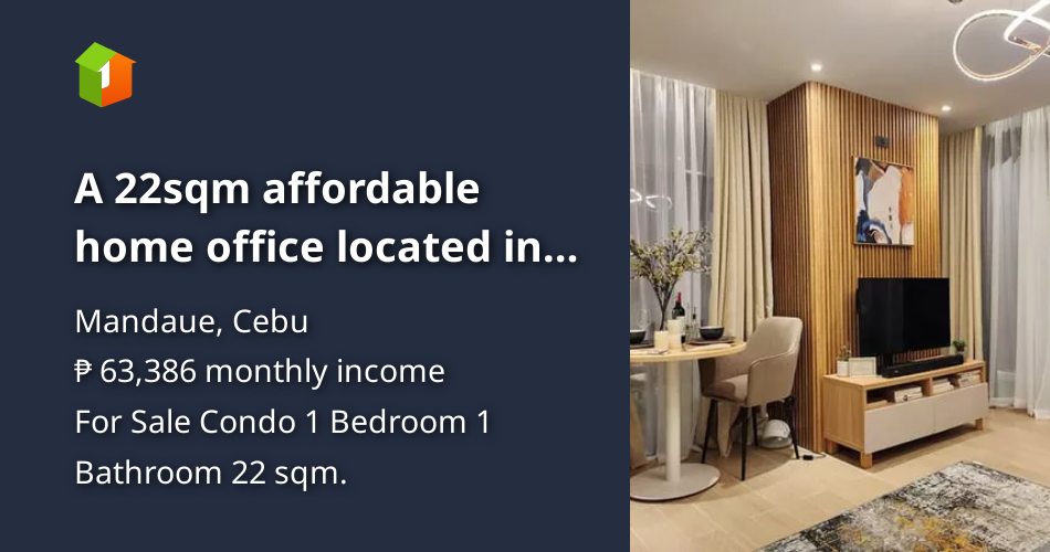 A 22sqm affordable home office located in the heart of Mandaue City ...
