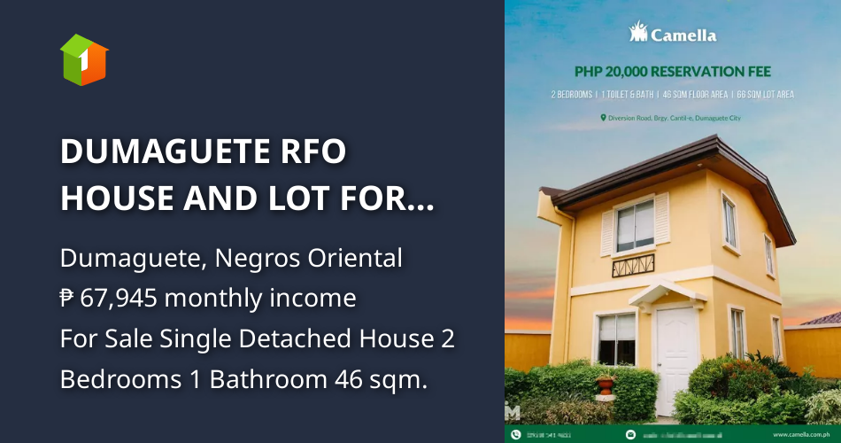 DUMAGUETE RFO HOUSE AND LOT FOR SALE - MIKA SF [Houses and Lots 🏘️ ...