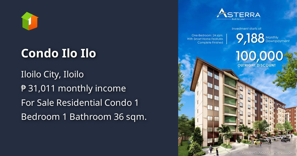 Condo Ilo Ilo [Condos 🏙️] (November 2023) in Iloilo City, Iloilo for sale