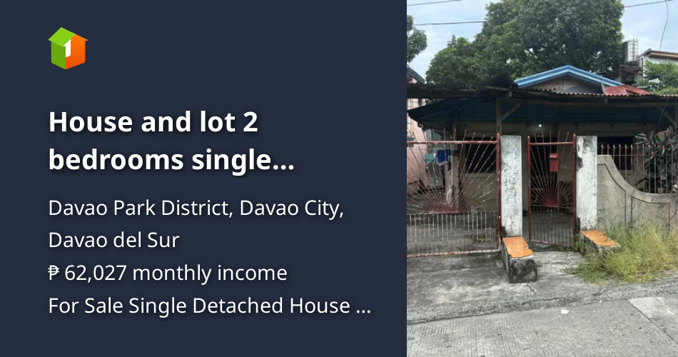 House and lot 2 bedrooms single detached Maa , Davao City [Houses and ...