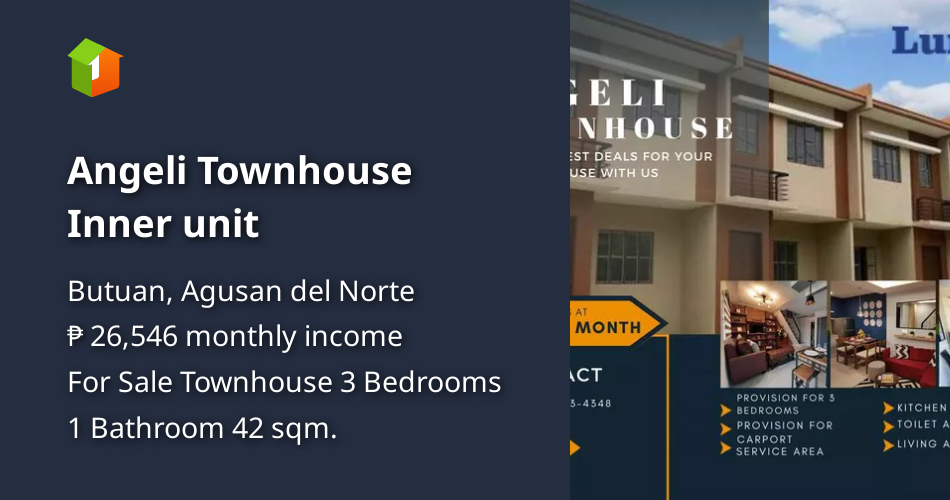 Angeli Townhouse Inner unit [Houses and Lots 🏘️] (March 2023) in Butuan ...