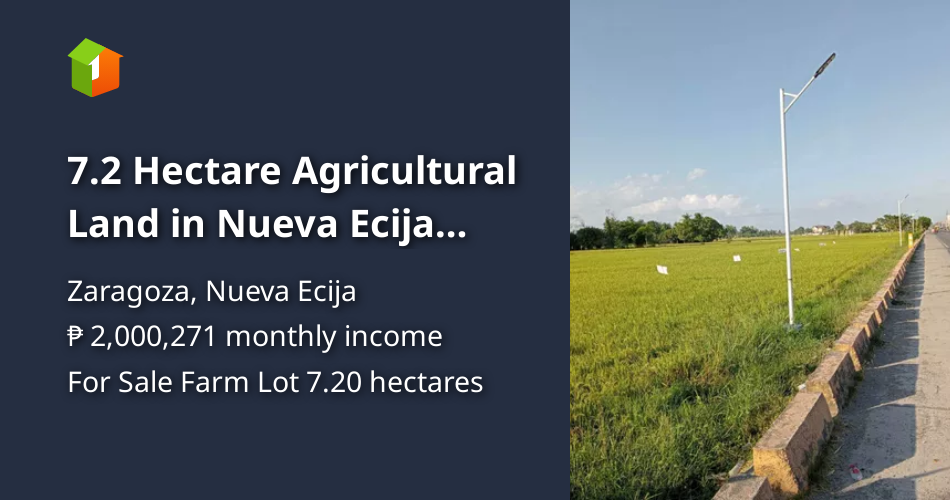 7.2 Hectare Agricultural Land in Nueva Ecija Neal CLEX Clean Title [Lots 🚜] (January 2025) in ...
