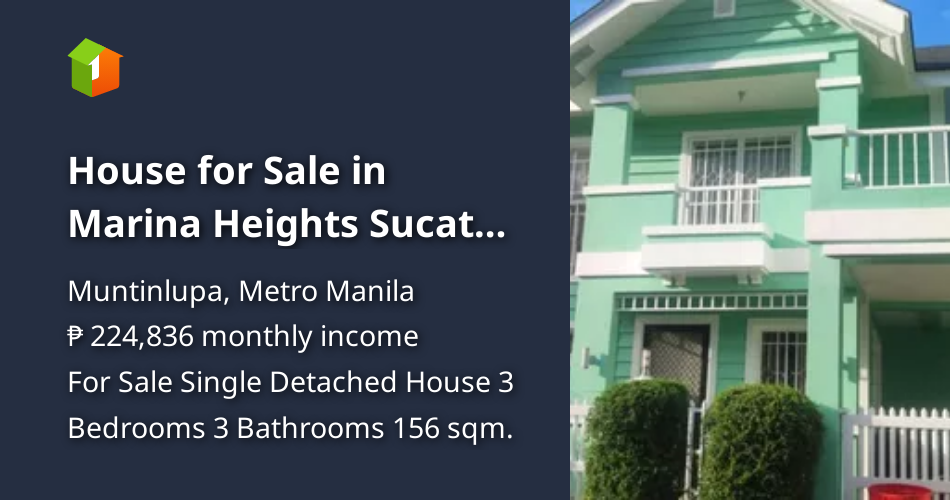 House for Sale in Marina Heights Sucat exit Muntinlupa City [Houses and ...