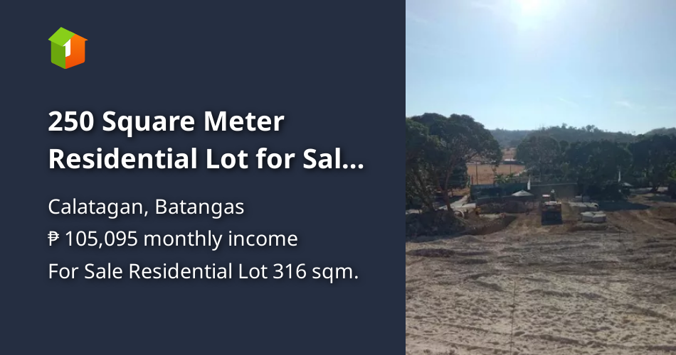 250 Square Meter Residential Lot for Sale in Calatagan, Batangas [Lots ...