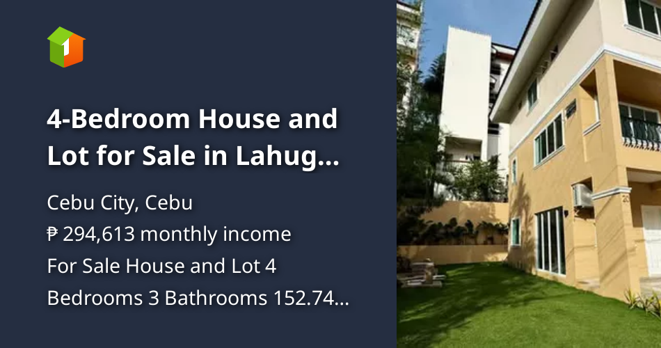 4-Bedroom House and Lot for Sale in Lahug Cebu City [Houses and Lots 🏘️ ...
