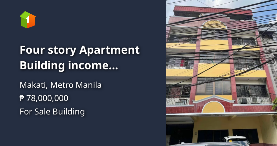 Four story Apartment Building income generating (143k/mo) [Commercial ...