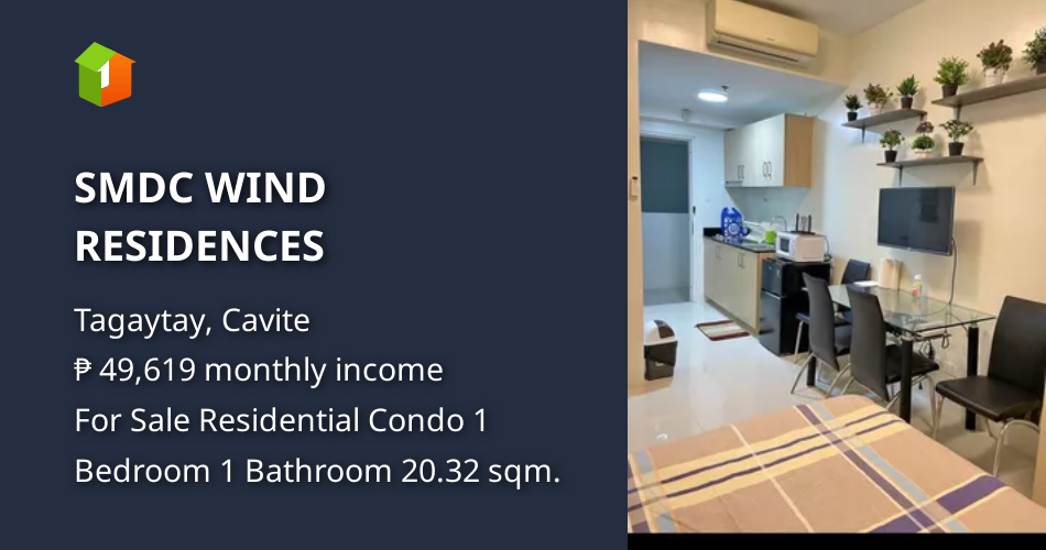 SMDC WIND RESIDENCES [Condos 🏙️] (December 2025) in Tagaytay, Cavite for sale