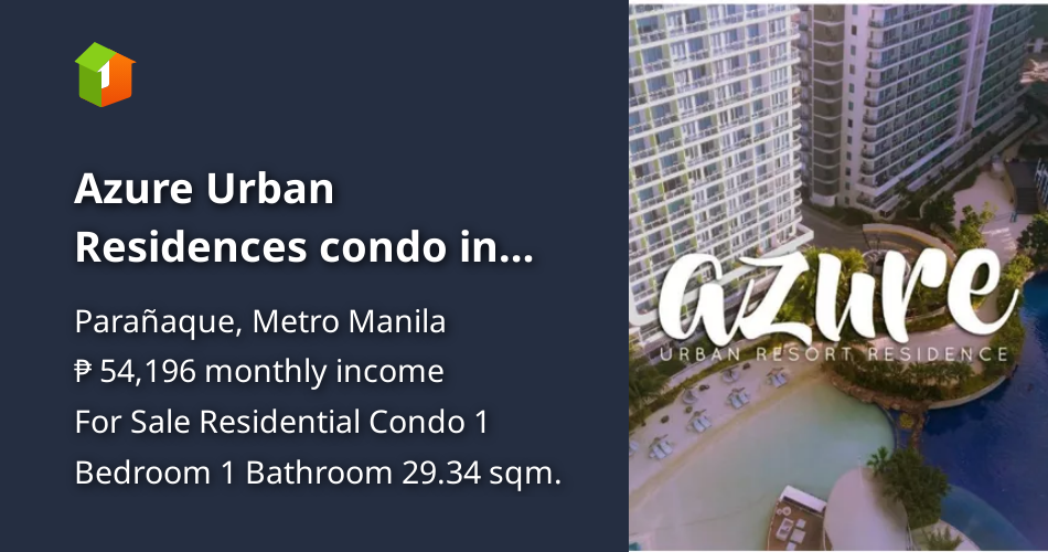 Azure Urban Residences condo in Paranaque Bicutan Sucat [Condos 🏙️ ...